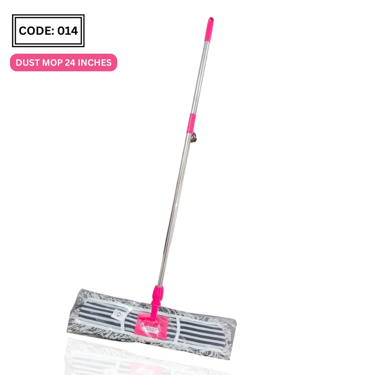 DUST MOP 24 INCH WITH STEEL PIPE – TWO STAR WIPER