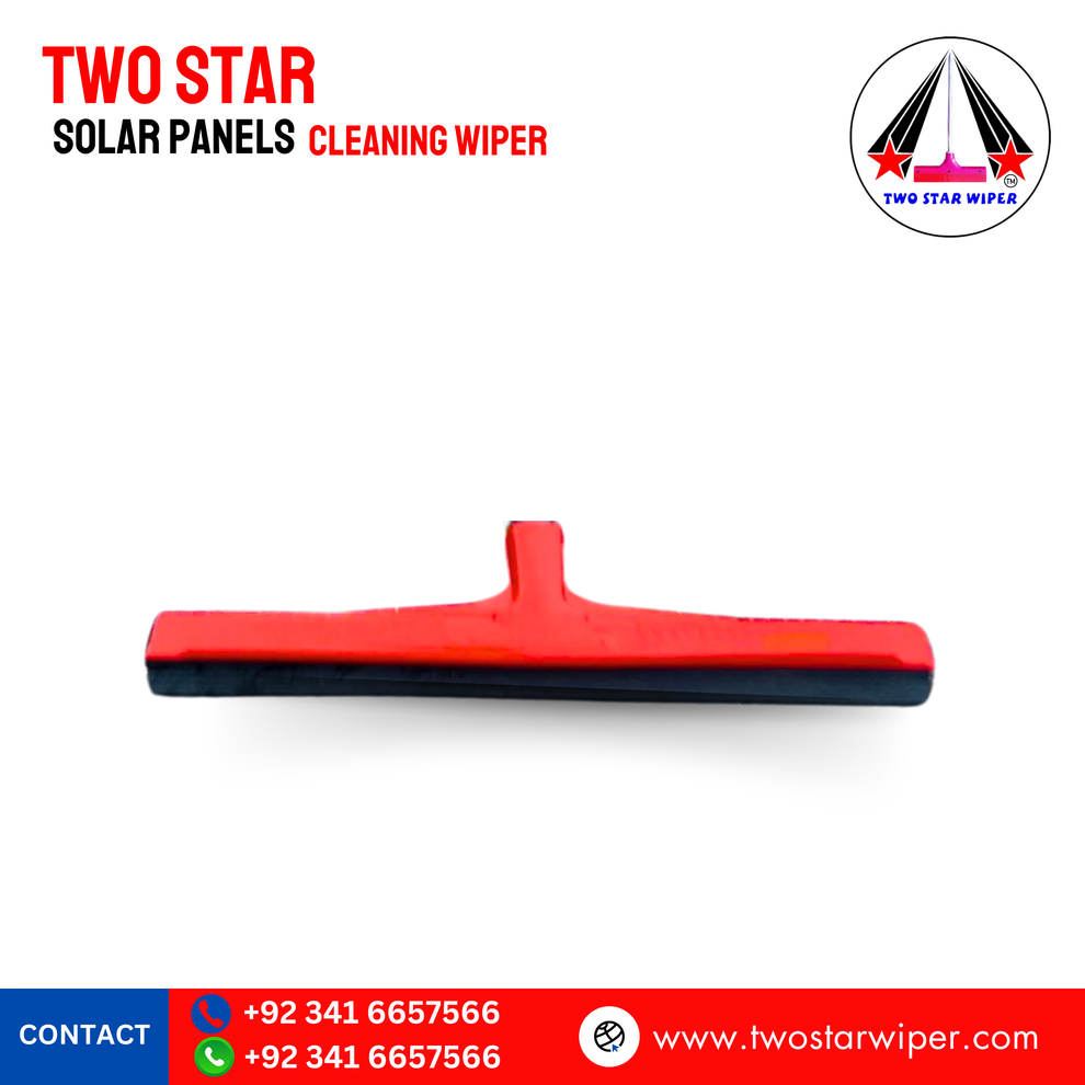 Solar Panel wiper( with out stick ) – TWO STAR WIPER